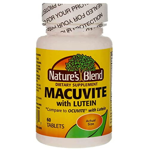 Nature's Blend Macuvite with Lutein 60 Tabs - Walmart.com