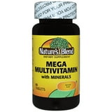 Nature's Blend Mega Multivitamin with Minerals, 60 Tabs - Walmart.com