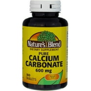 Nature's Blend Okinawa Coral Calcium Supplement - 60 Capsules for Bone ...