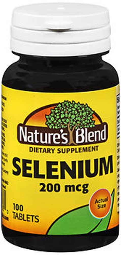 Nature's Blend Selenium 200 mcg Tablets - 100 ct - Walmart.com