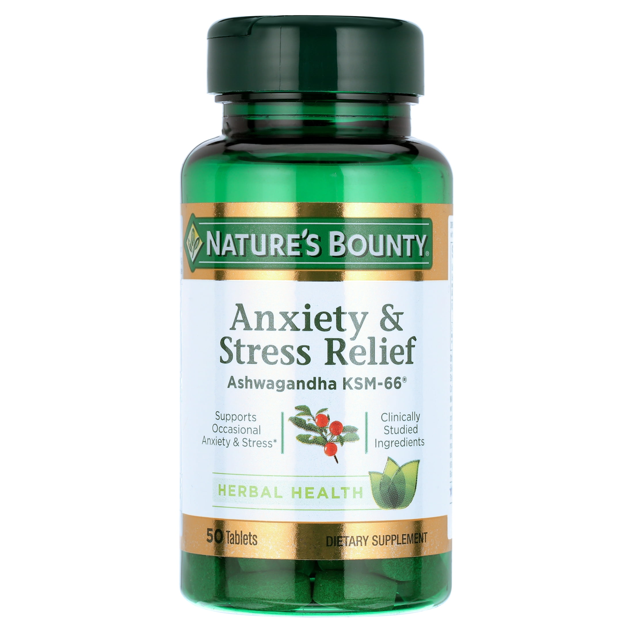 Nature’s Bounty Stress Relief Supplement, Relax Support with ...
