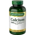 Nature's Bounty Calcium 1200 mg With Vitamin D3, Bone Health & Immune ...