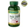 Nature's Bounty Odorless Fish Oil 1400 mg, Omega-3, Heart & Joint ...