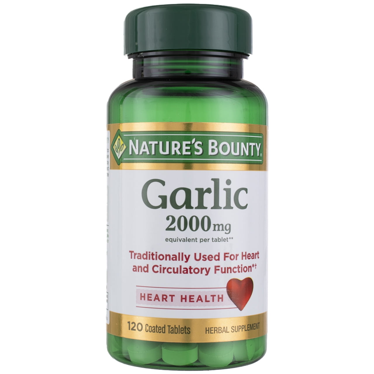 Nature's Bounty Garlic Tablets, 2000 Mg, 120 Ct - Walmart.com