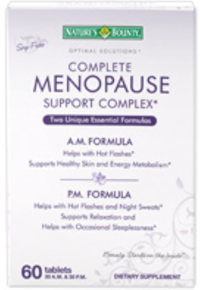 Natures Bounty Optimal Solutions Complete Menopause Support Complex