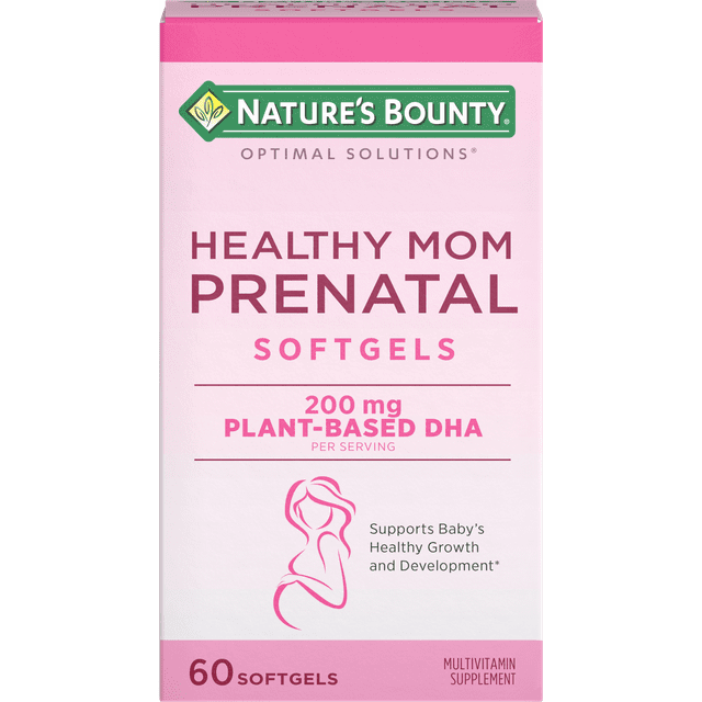 Nature's Bounty Optimal Solutions Prenatal Multivitamin Softgels, 60 Ct ...
