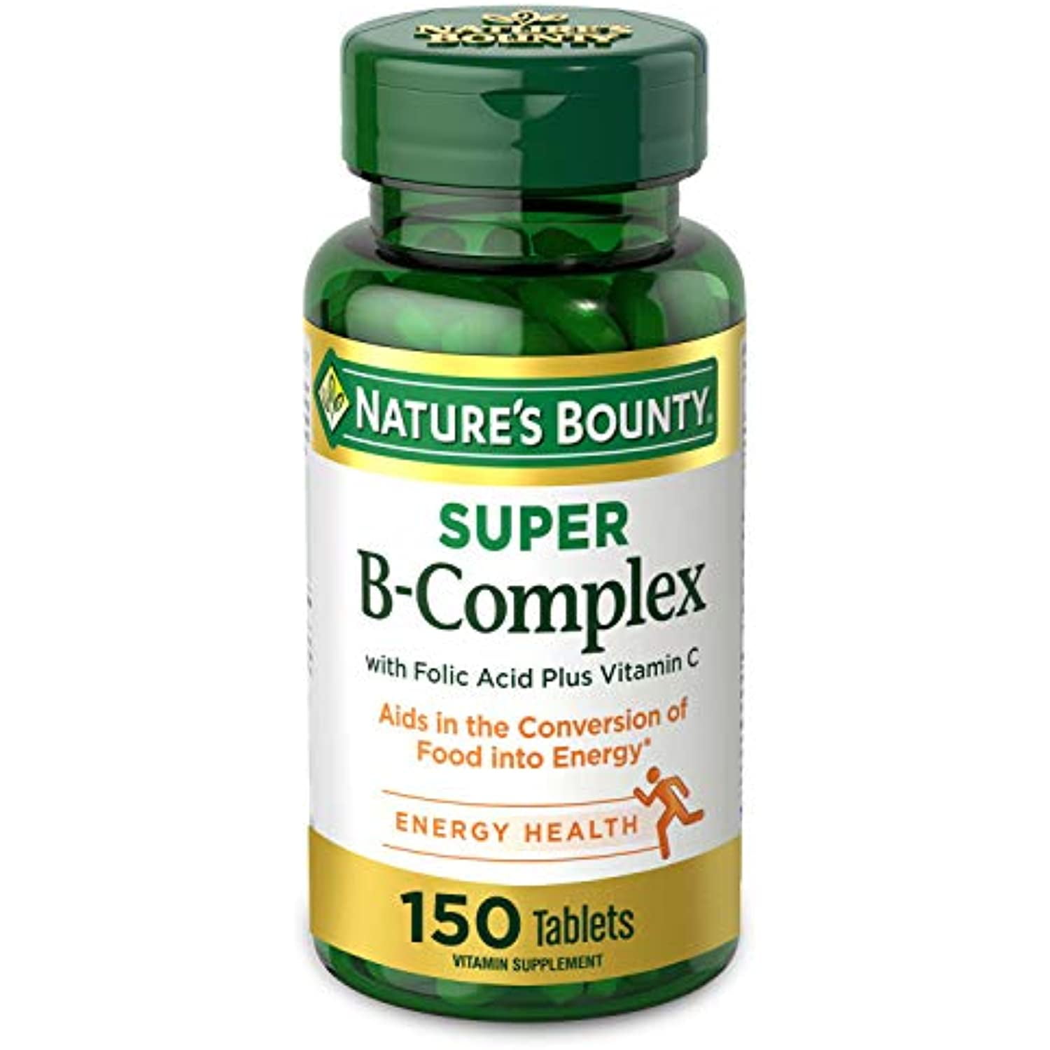 Nature's Bounty Super B-Complex B-Complex Supplements, 150 Ct - Walmart.com
