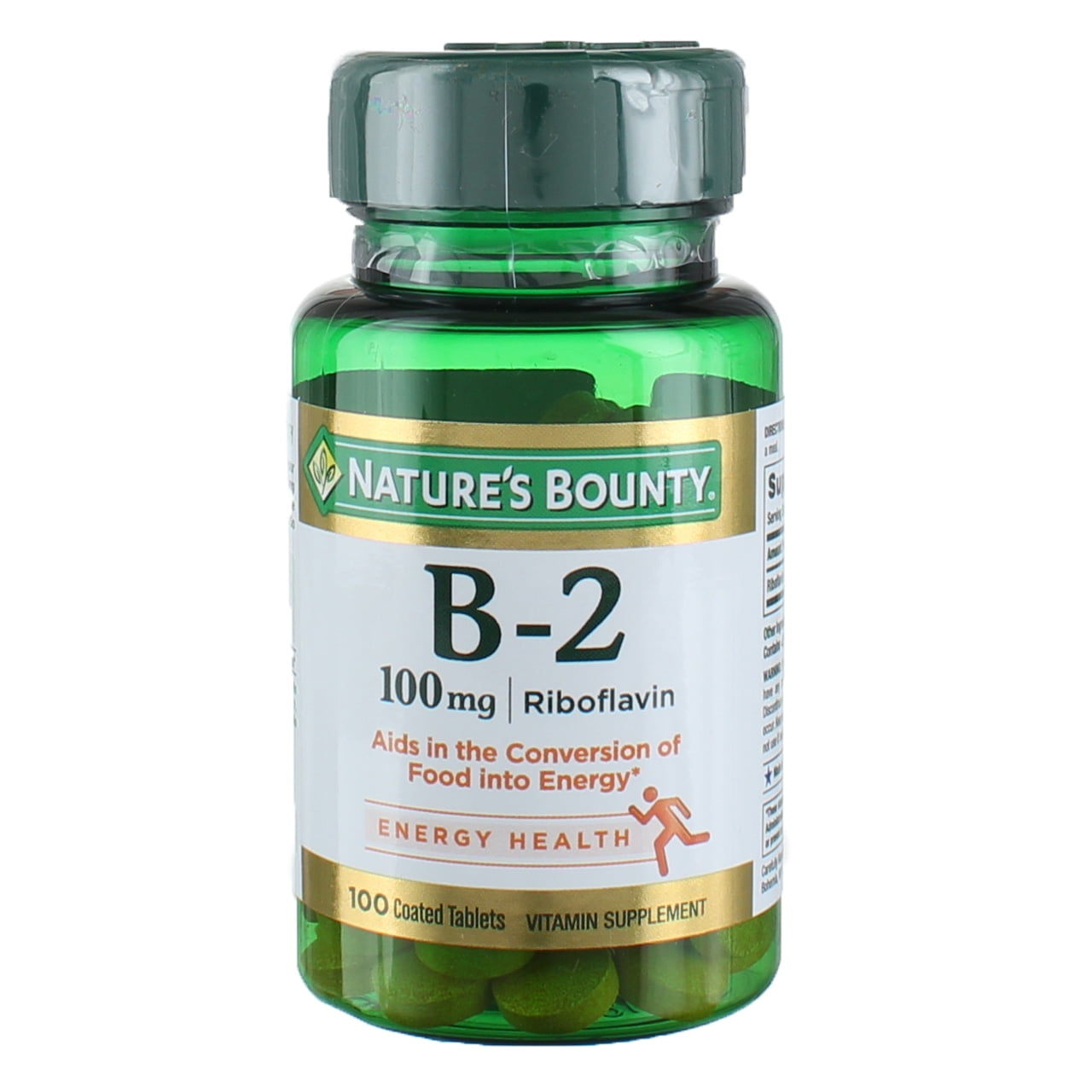 Nature's Bounty, Vitamin B-2, 100 mg, 100 Tablets - Walmart.com