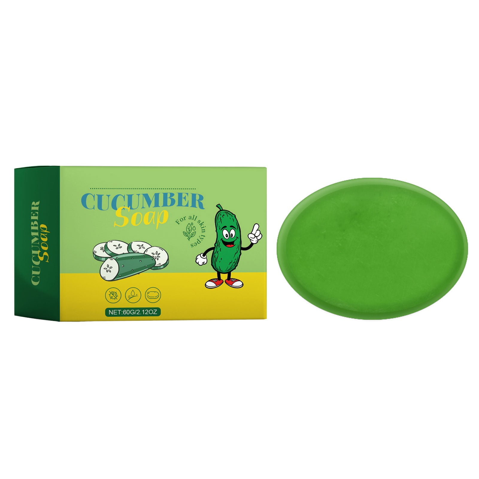 Nature's Choice Cucumber Fresh Cleansing Soap Deep Cleanse Gentle ...