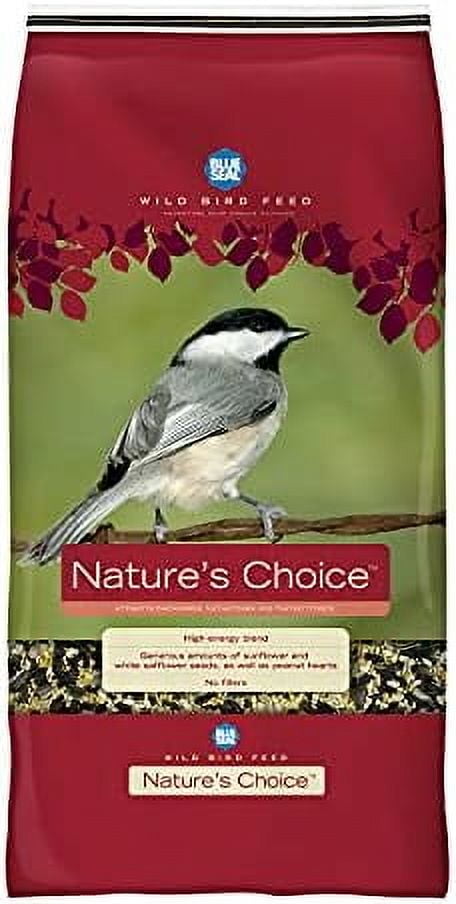 Nature's Choice Wild Bird Seed | High Energy Blend, Sunflower and White ...