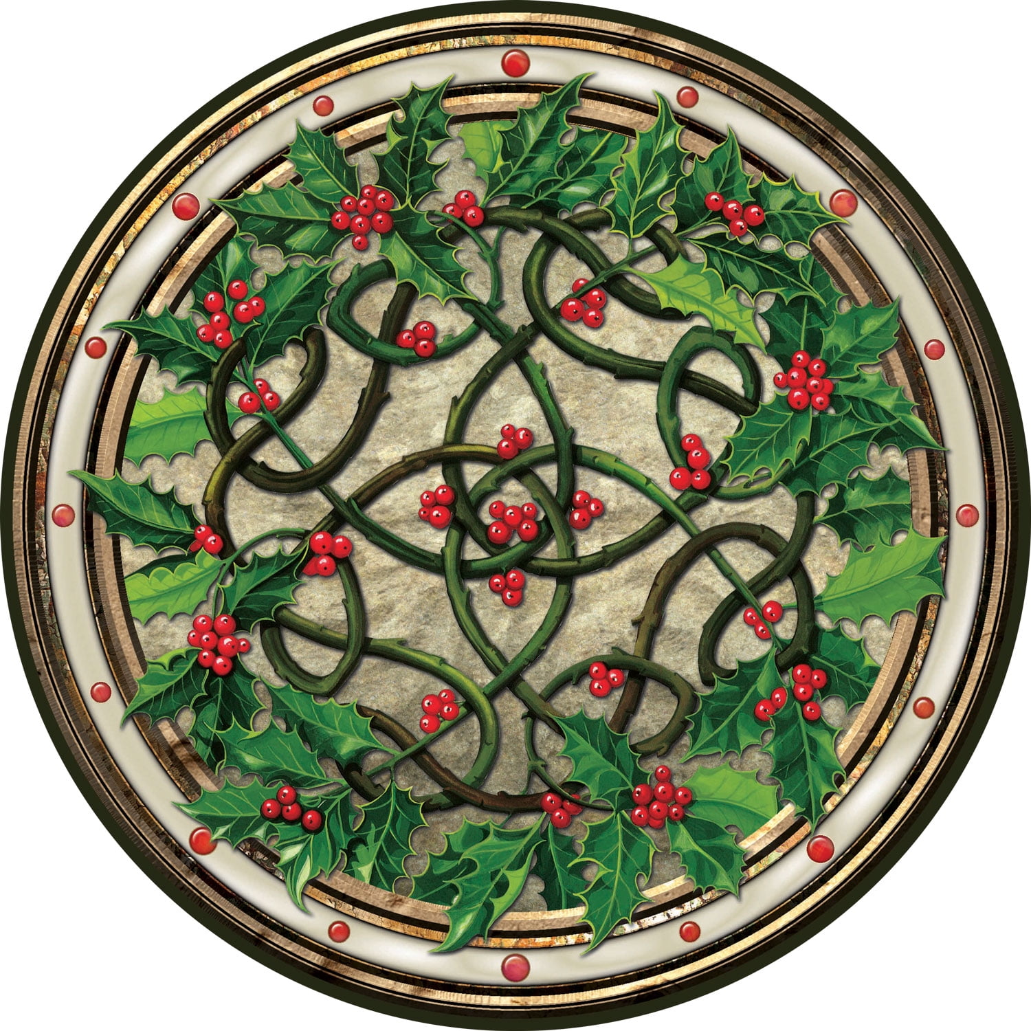 Nature's Craft Dinner Mat Irish Celtic Design Festive Kitchen ...