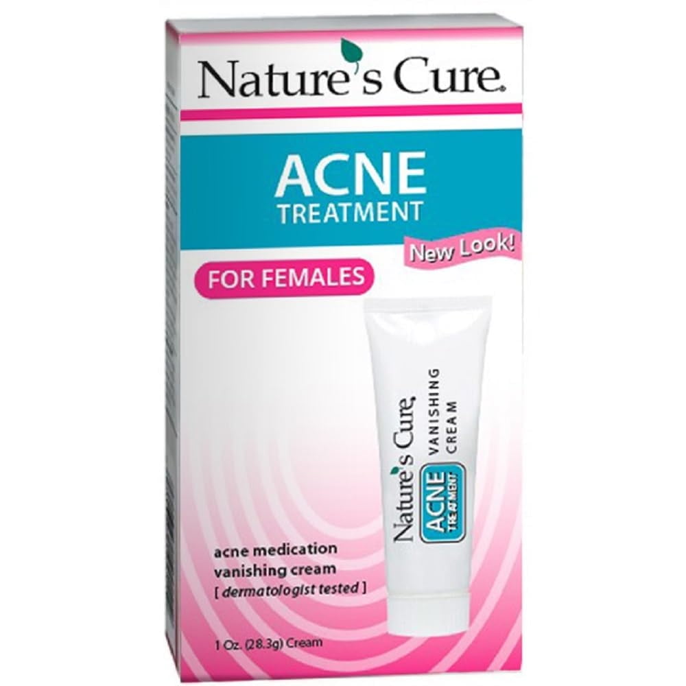 Nature's Cure Acne Treatment Cream for Females 1 oz *Does not contain ...