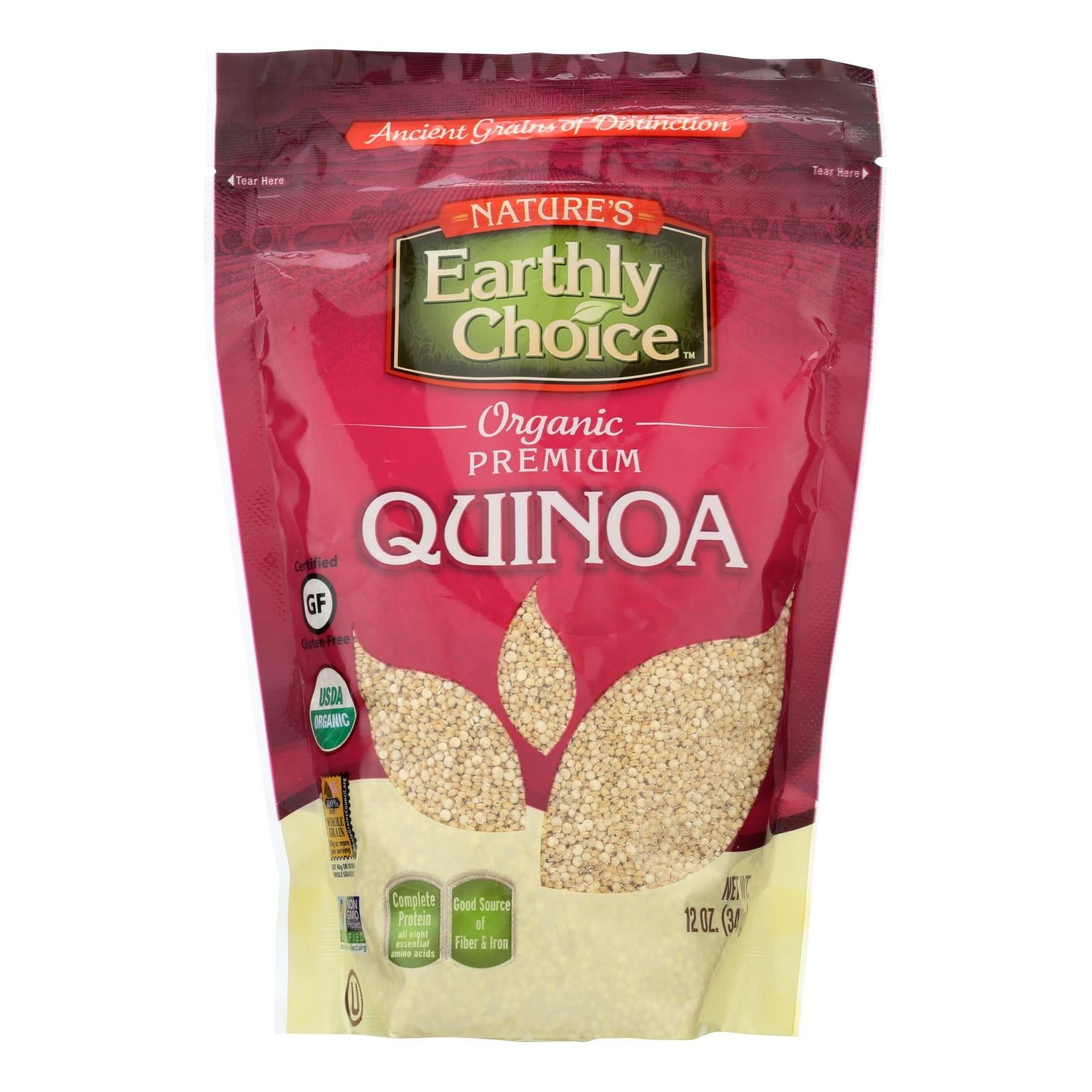 NATURES EARTHLY - Premium Quinoa for Healthy Meals - 12 oz, Case of 6 ...