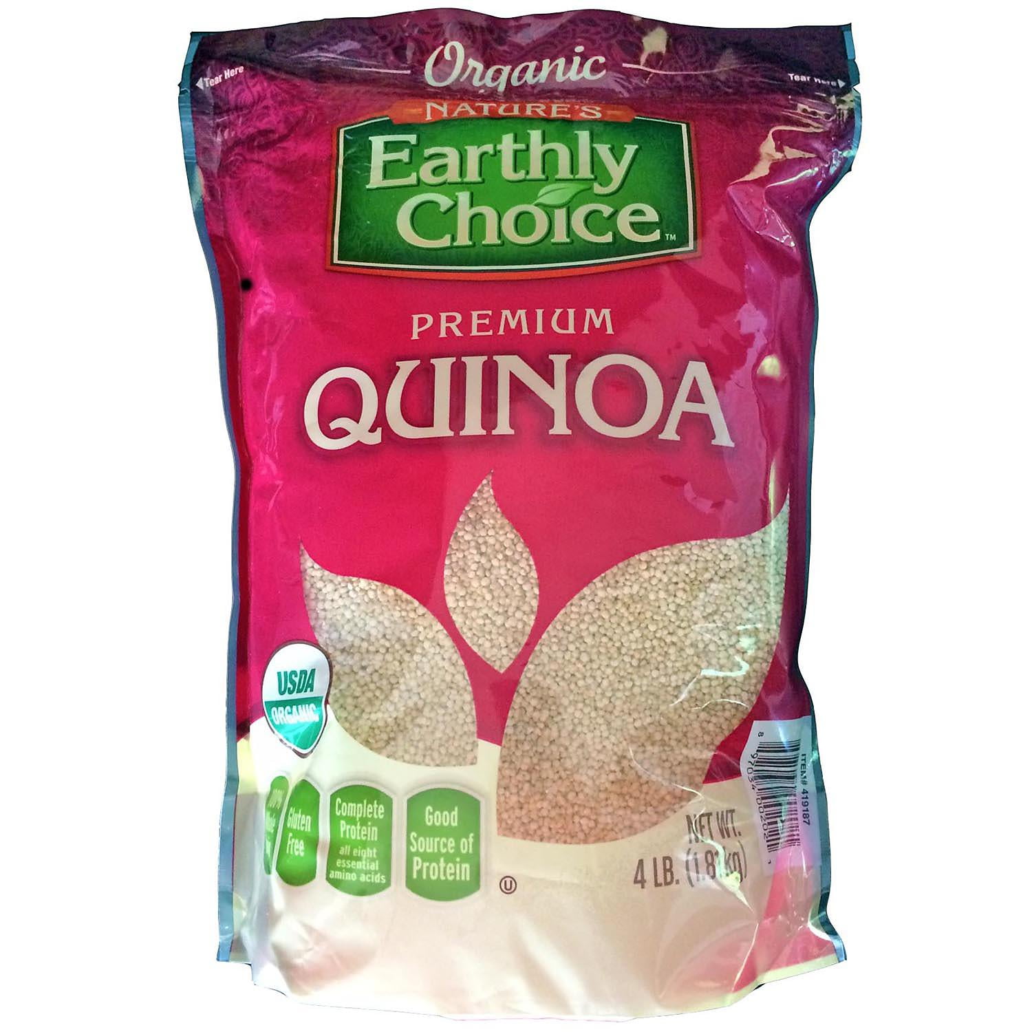 Nature's Earthly Choice Bulk Healthy Pre-washed Quinoa, 100% Organic ...