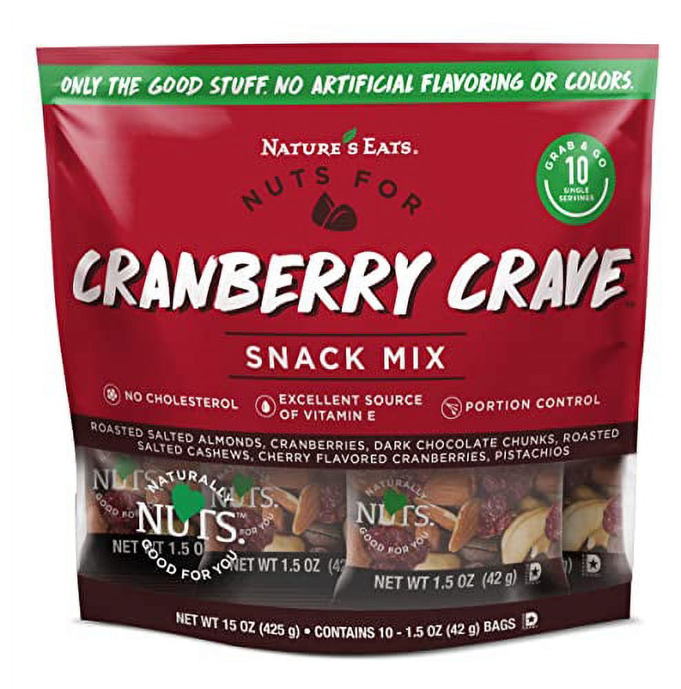 Nature's Eats Cranberry Crave Snack Pack, 15 Oz - Walmart.com