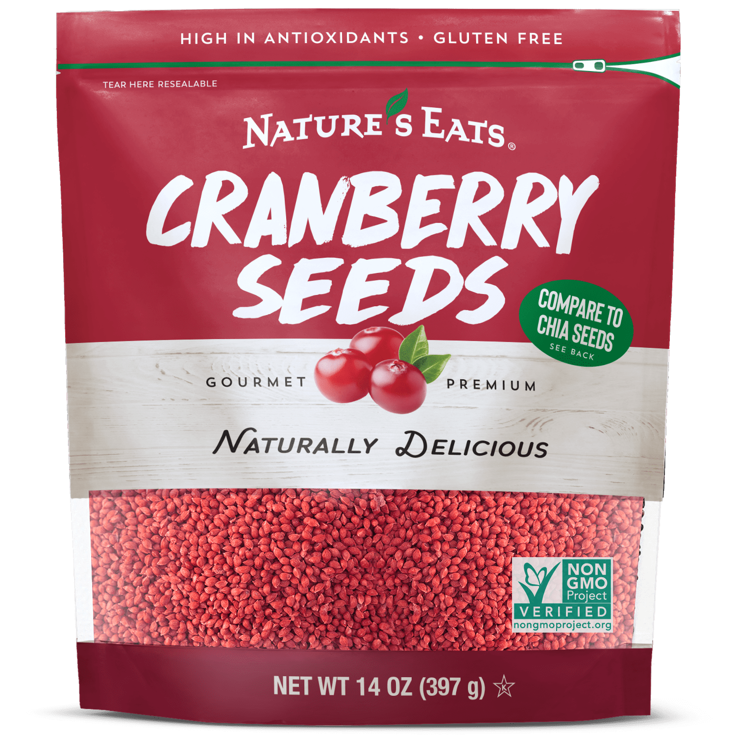 Nature’s Eats Whole Cranberry Seeds – Gluten-Free Superfood, Plant ...