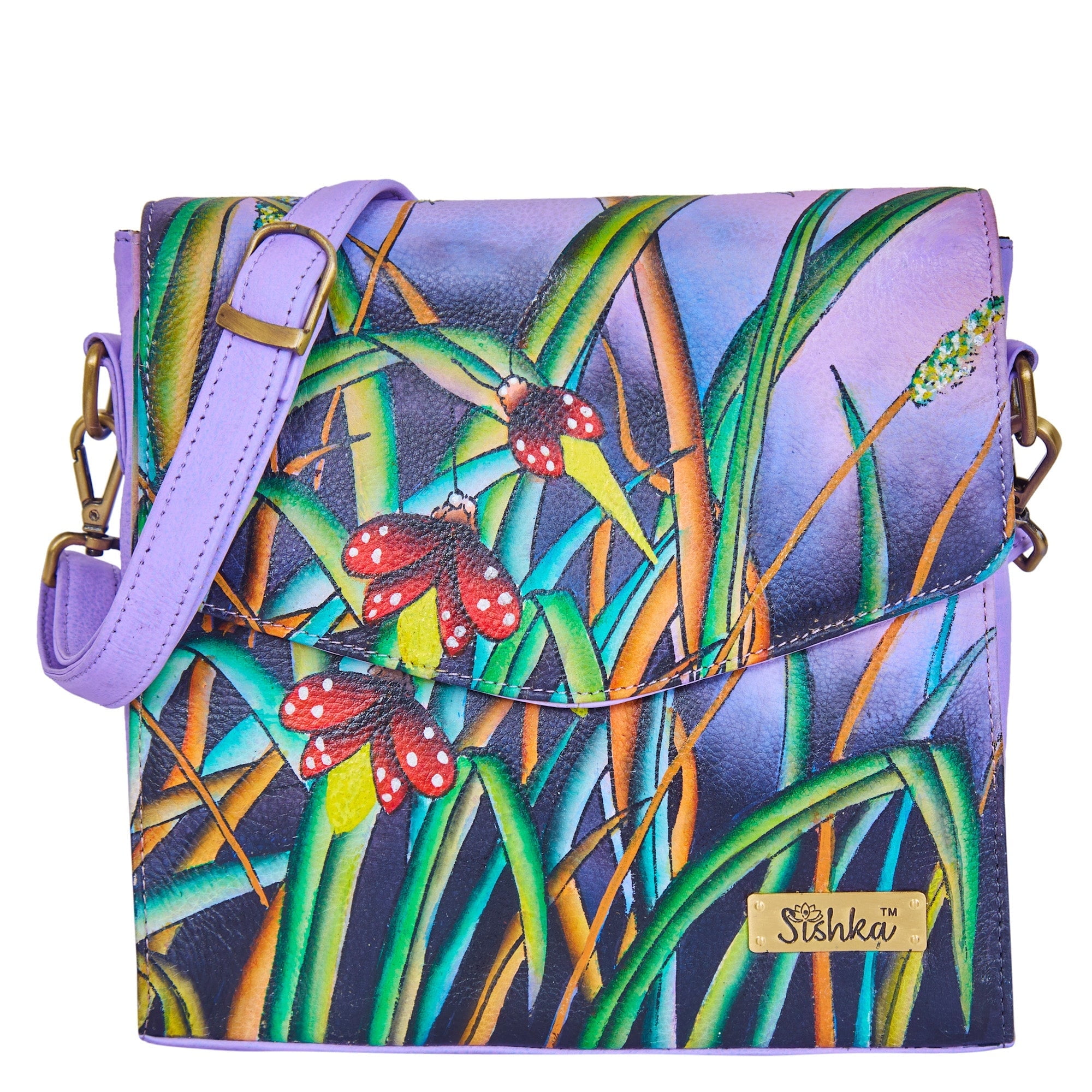 Sishka Womens Nature’s Elegance Hand-Painted Leather Ladies Bags ...