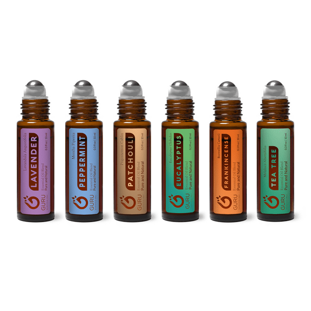 Nature's Ensemble Essential Oil Roll On Starter Set - Cooling Headache ...