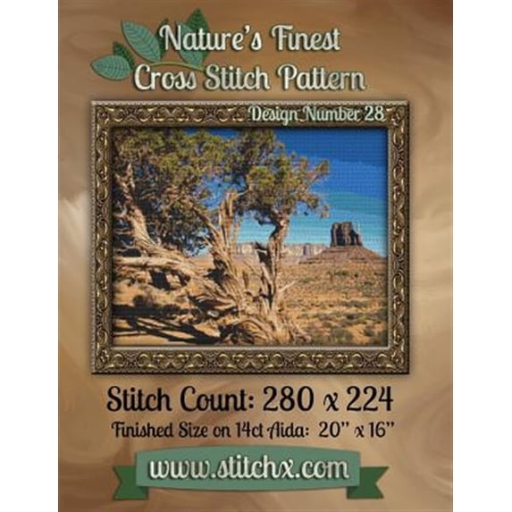 Nature's Finest Cross Stitch Pattern: Design Number 28 - Walmart.com