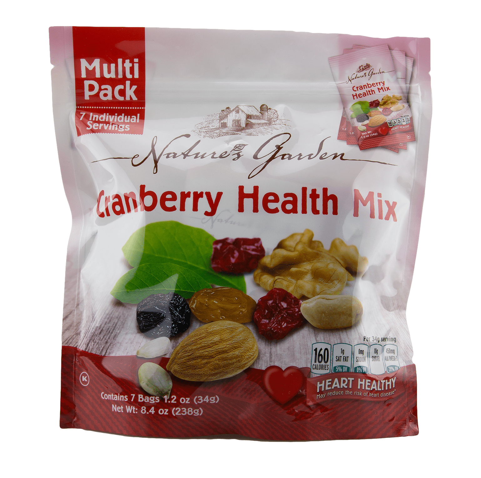 Nature's Garden Cranberry Healthy Mix 6 / 8.4 oz - Walmart.com