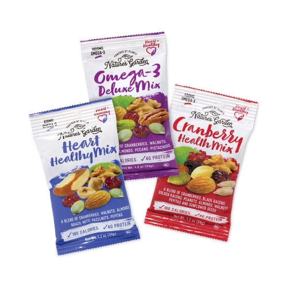 Nature's Garden Healthy Trail Mix Snack Packs with Fruit & Nut, 1.2 oz ...