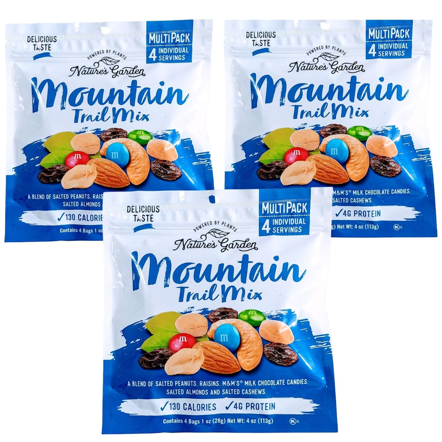 Nature's Garden Trail Mix, Salted Nuts, M&M's, Almonds, Cashews ...
