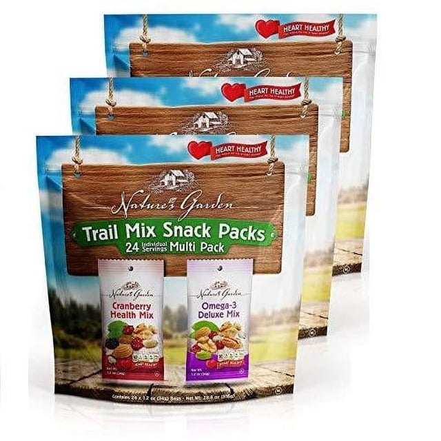 Nature's Garden Bulk Trail Mix Snack Packs with Premium Nuts and Fruit ...