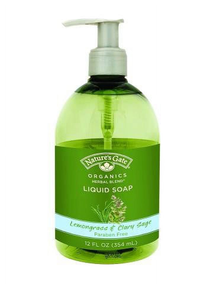 Nature's Gate Liquid Hand Soap, Lemongrass & Clary Sage, 12 Fl Oz ...