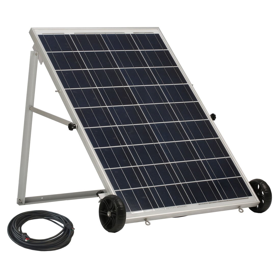 Nature's Generator HKNGPNKT1AA 100 Watt Solar Panel with 50 Foot Long ...