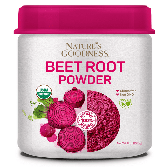 Nature's Goodness - Organic Beetroot Powder - 8 oz - Walmart.com