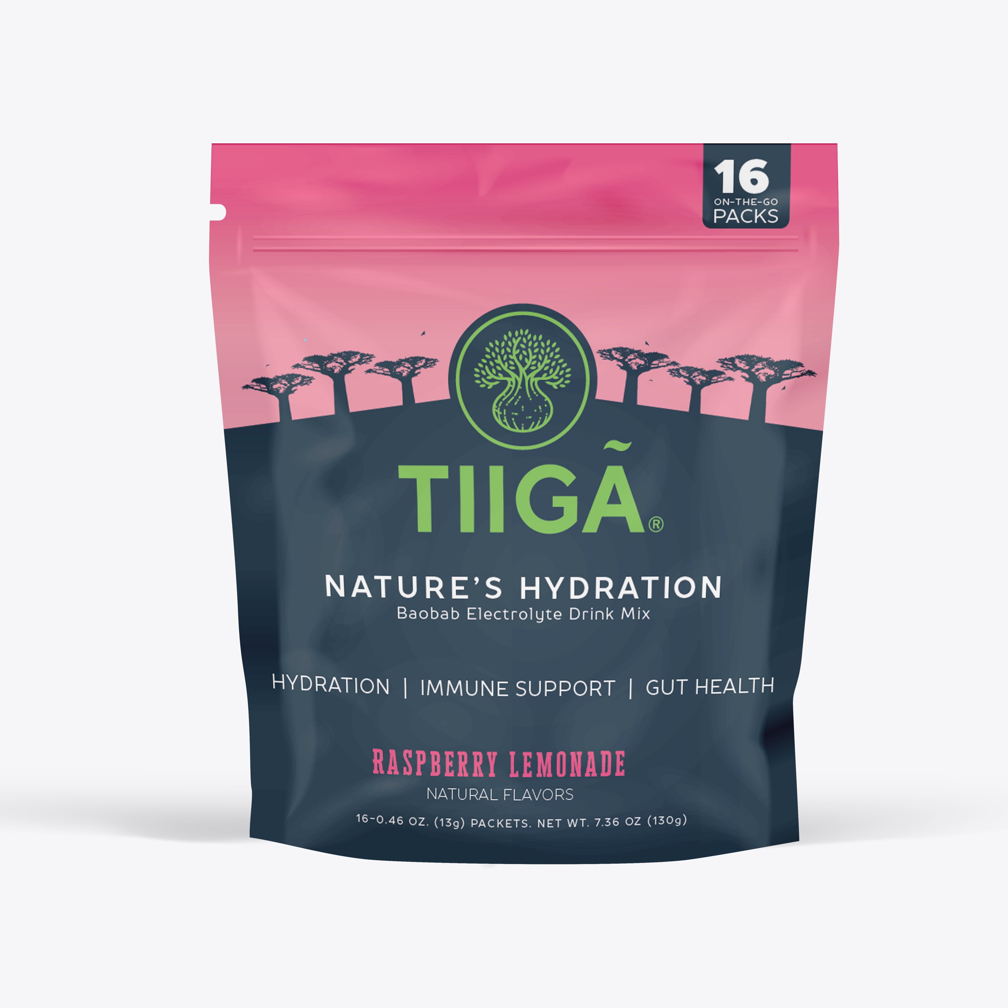Tiiga Nature's Hydration - Raspberry Lemonade - Walmart.com