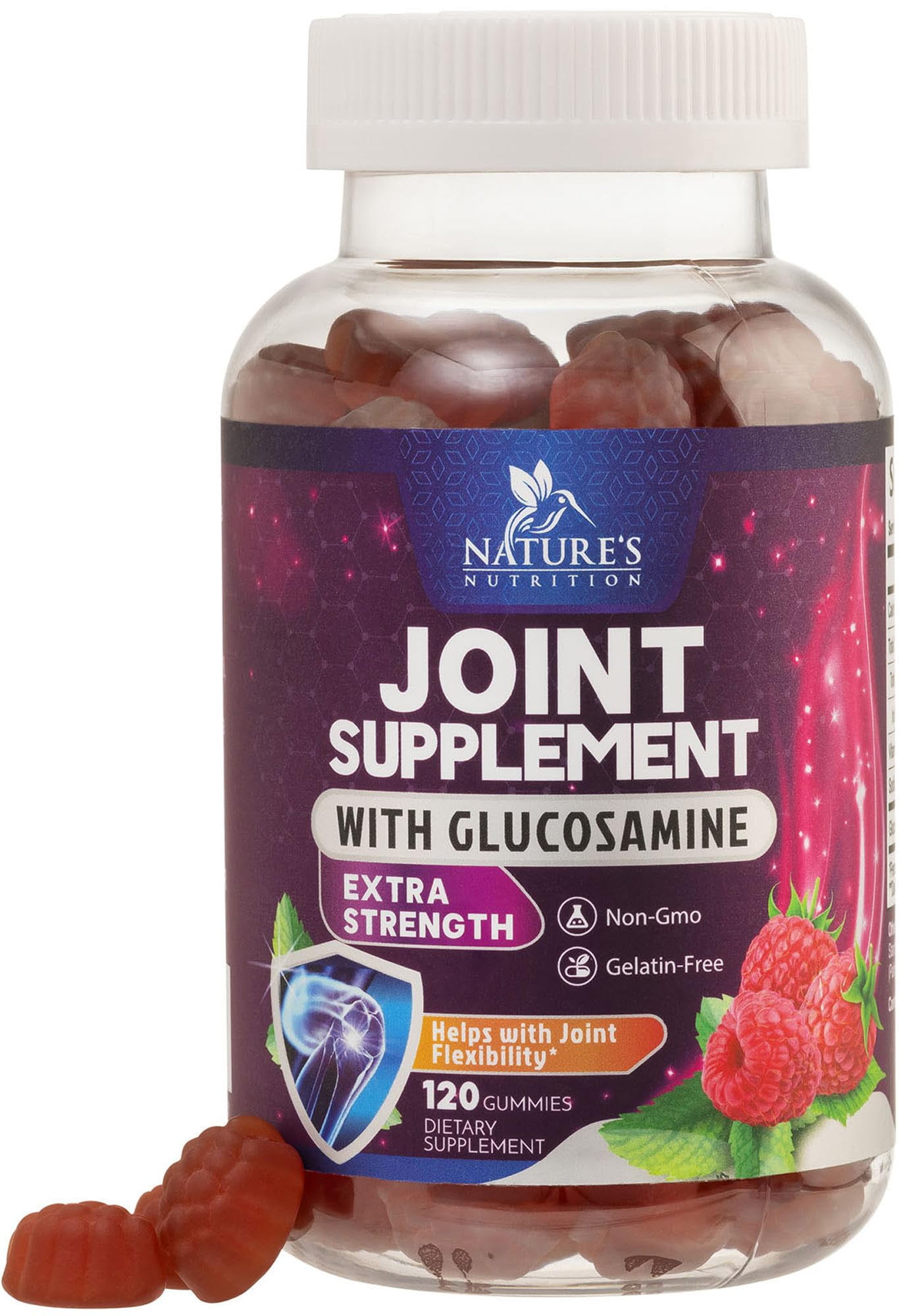 Nature's Joint Support Gummies Glucosamine Plus Vitamin E - Joint ...