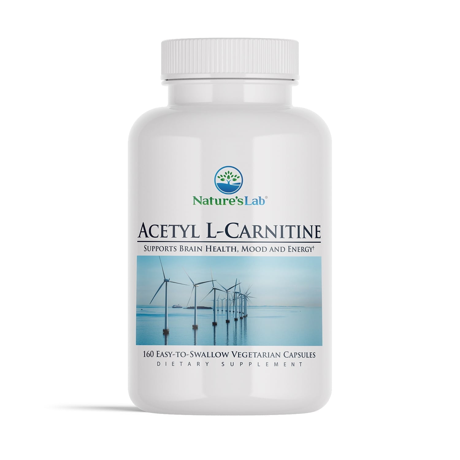 Nature's Lab Acetyl L-Carnitine 2000mg, Boosts Energy, Supports Muscle ...