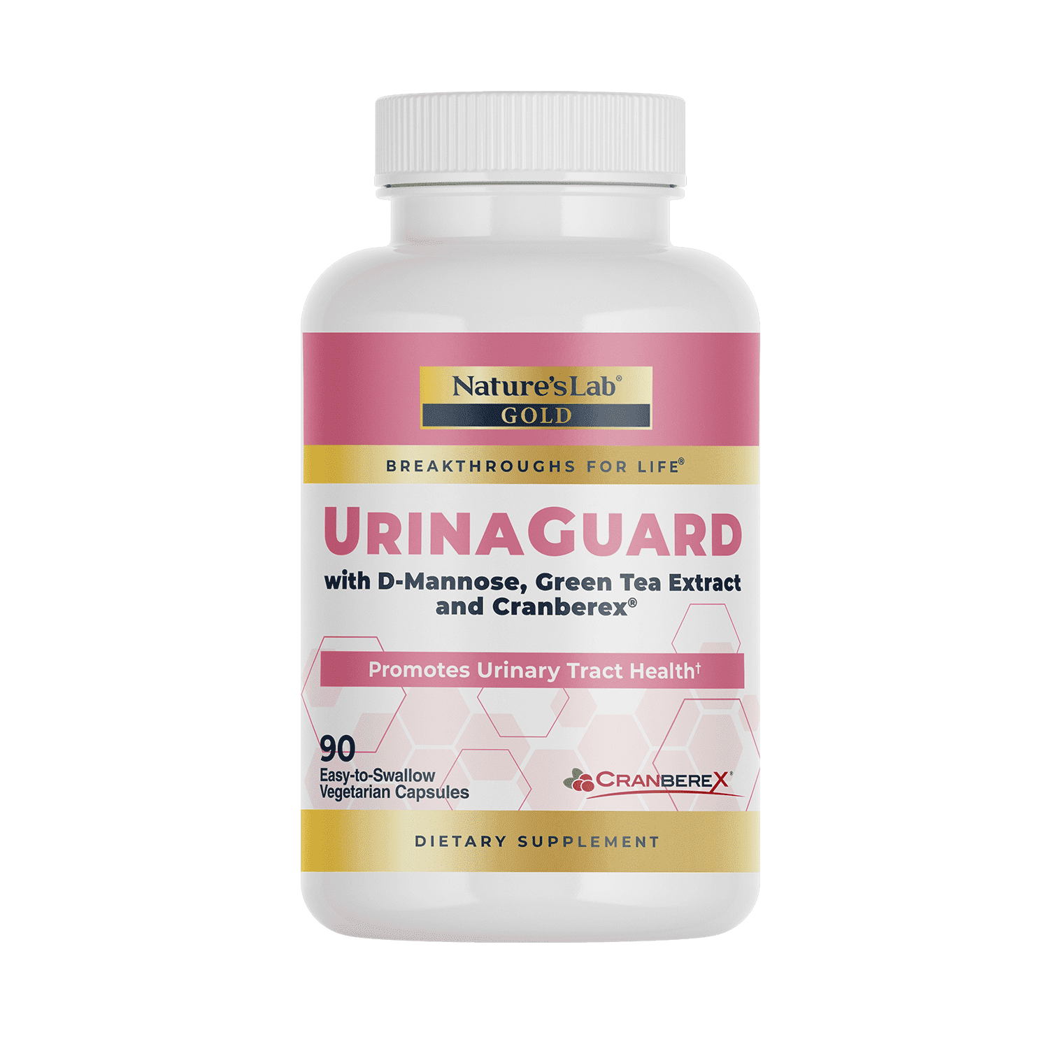 Nature's Lab Gold UrinaGuard with D-Mannoses, Green Tea Extract and ...