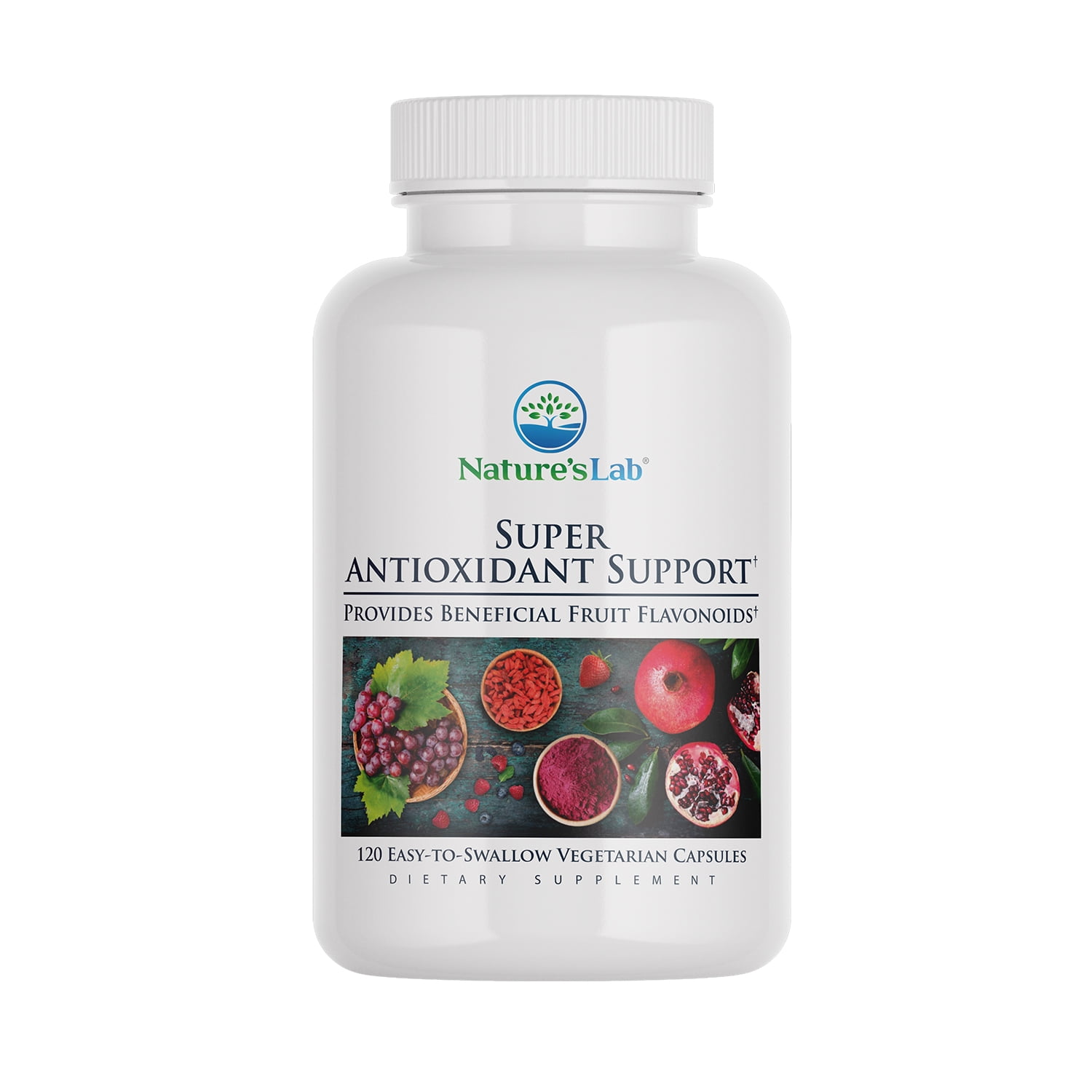 Nature's Lab Super Antioxidant Support, Resveratrol, Acai, Goji Berry ...