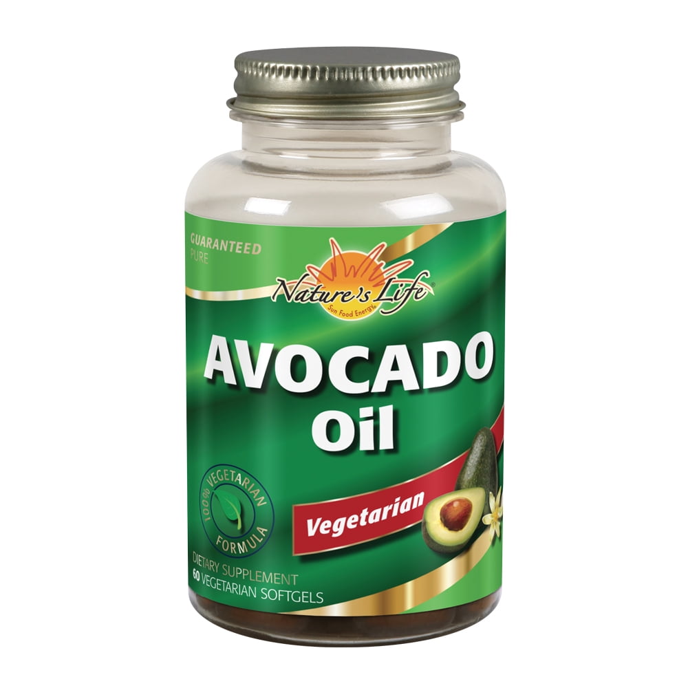 Nature's Life Avocado Oil, Vegetarian | Cardiovascular & Joint ...