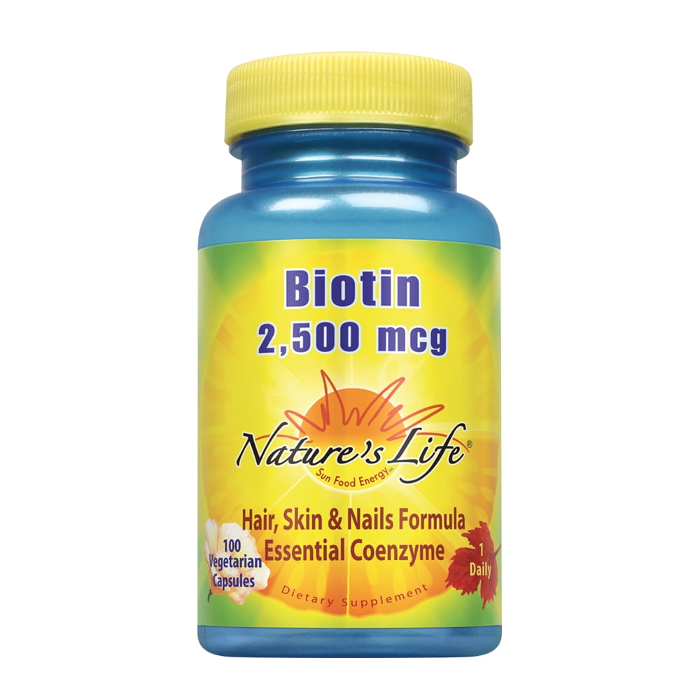 Nature's Life Biotin 2500mcg | Healthy Hair, Skin, Nail & Metabolism ...