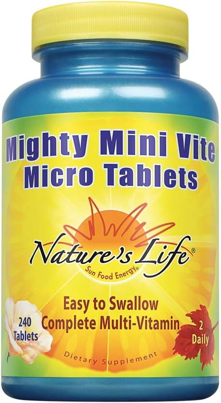 Nature's Life Mighty Mini Vite Complete Daily Multivitamin No Iodine or ...