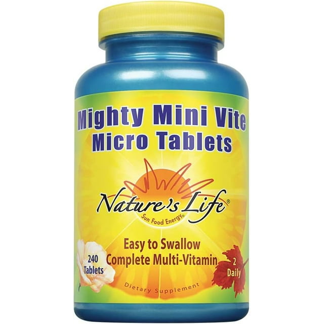 Nature's Life Mighty Mini Vite Complete Daily Multivitamin No Iodine or ...