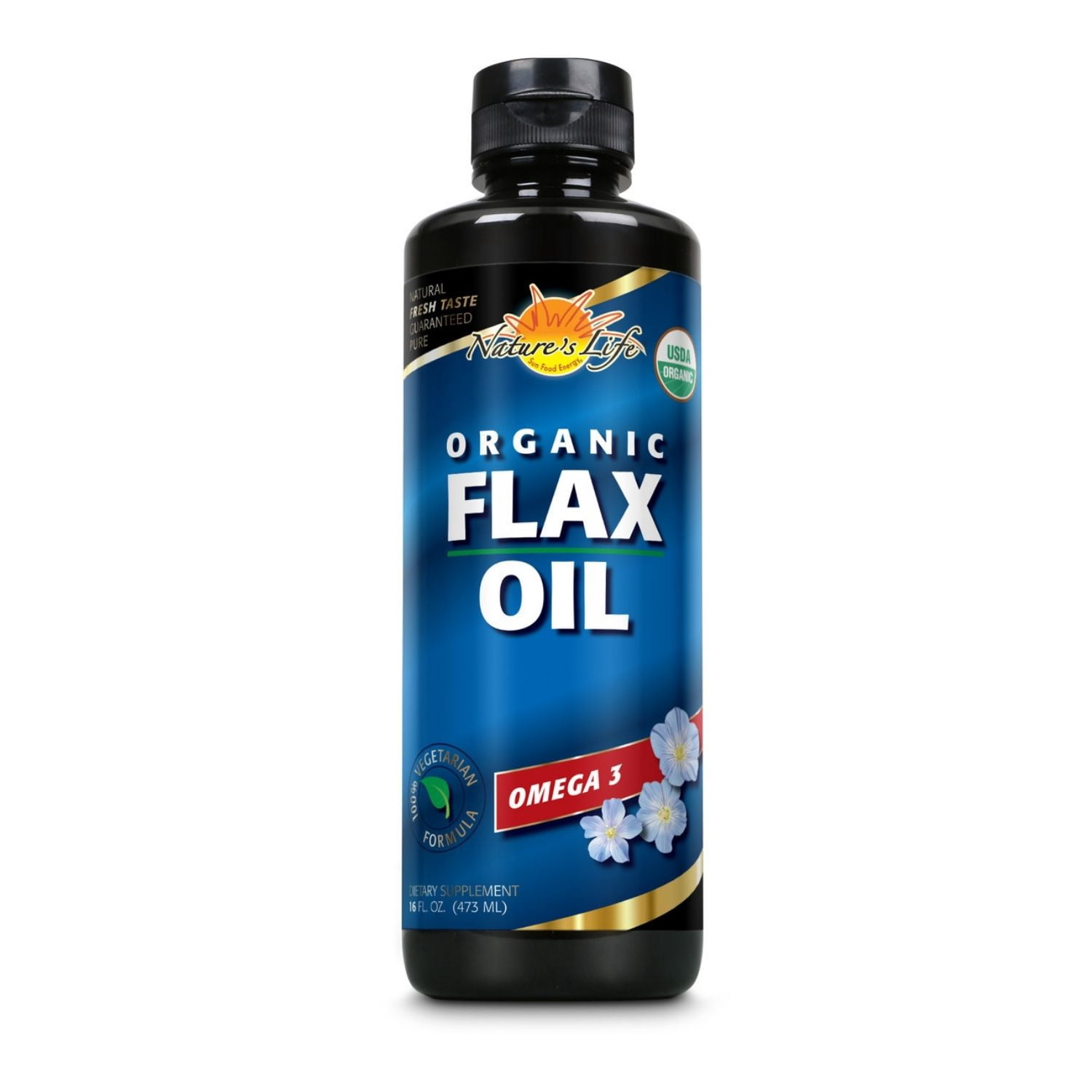 Nature's Life Organic Flax Liquid Gold | 16 oz - Walmart.com
