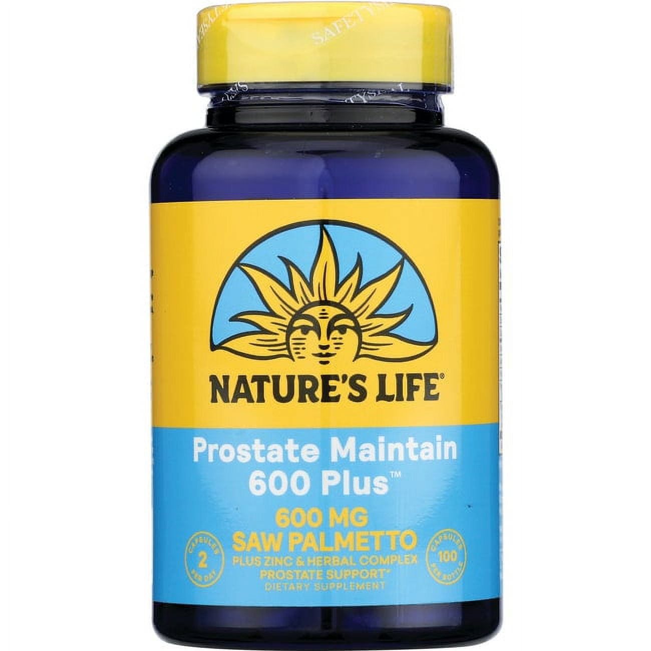 Nature's Life Prostate Maintain 600 Plus 100 Caps - Walmart Business ...