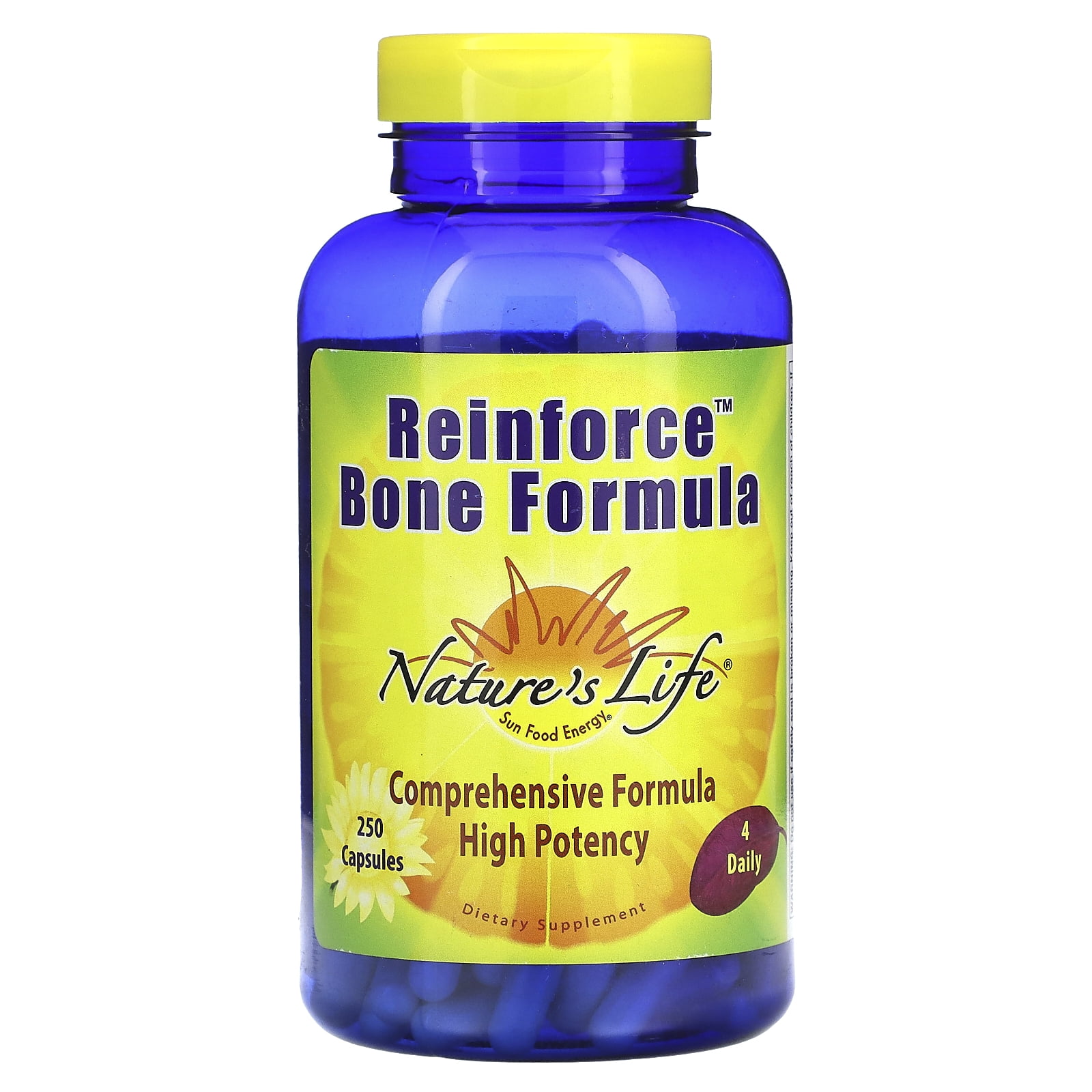 Nature's Life Reinforce Bone Formula, Calcium Health Support Supplement ...