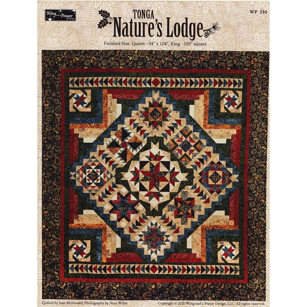 Nature's Lodge Quilt Pattern by Wing and a Prayer Design - Walmart.com