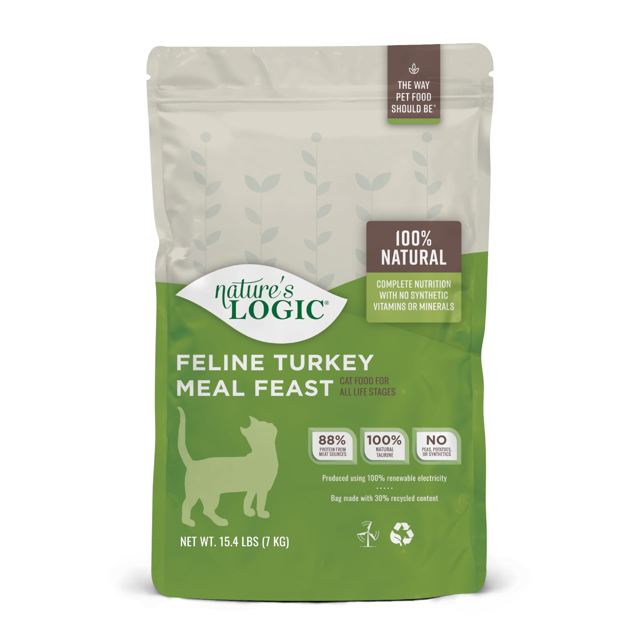 Nature's Logic Feline Turkey Meal Feast, 15.4lbs - Walmart.com