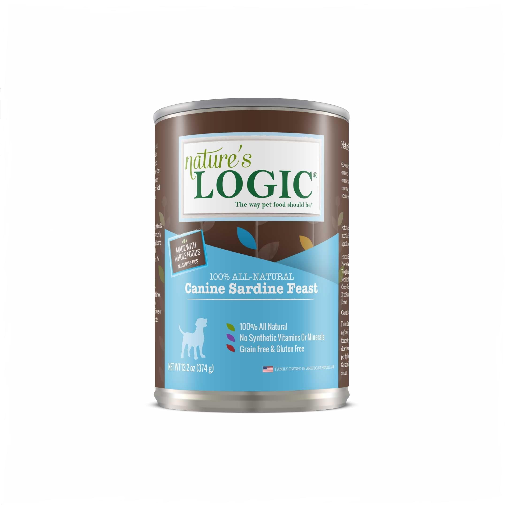 Nature's Logic Grain-Free Canned IRF13 Dog Food - 90% Animal Proteins - 100% Natural Wet Dog ...