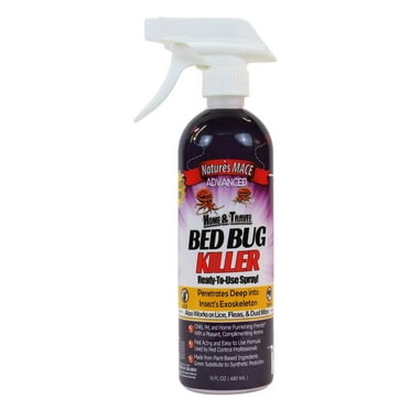 Bedlam Bed Bug Spray Insecticide - Eliminates Bedbugs, Lice & Dust ...