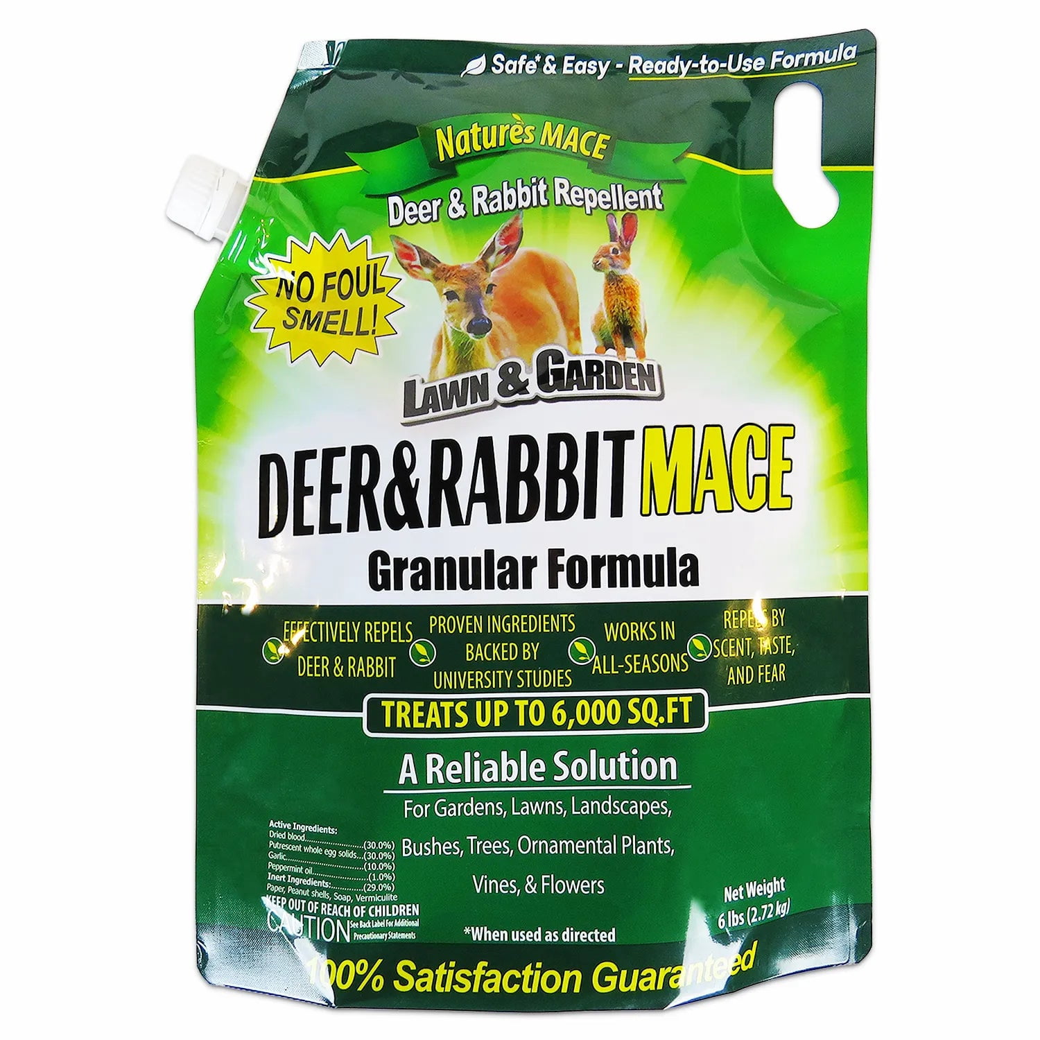 Nature's MACE Deer & Rabbit Repellent Granules | Outdoor Use ...
