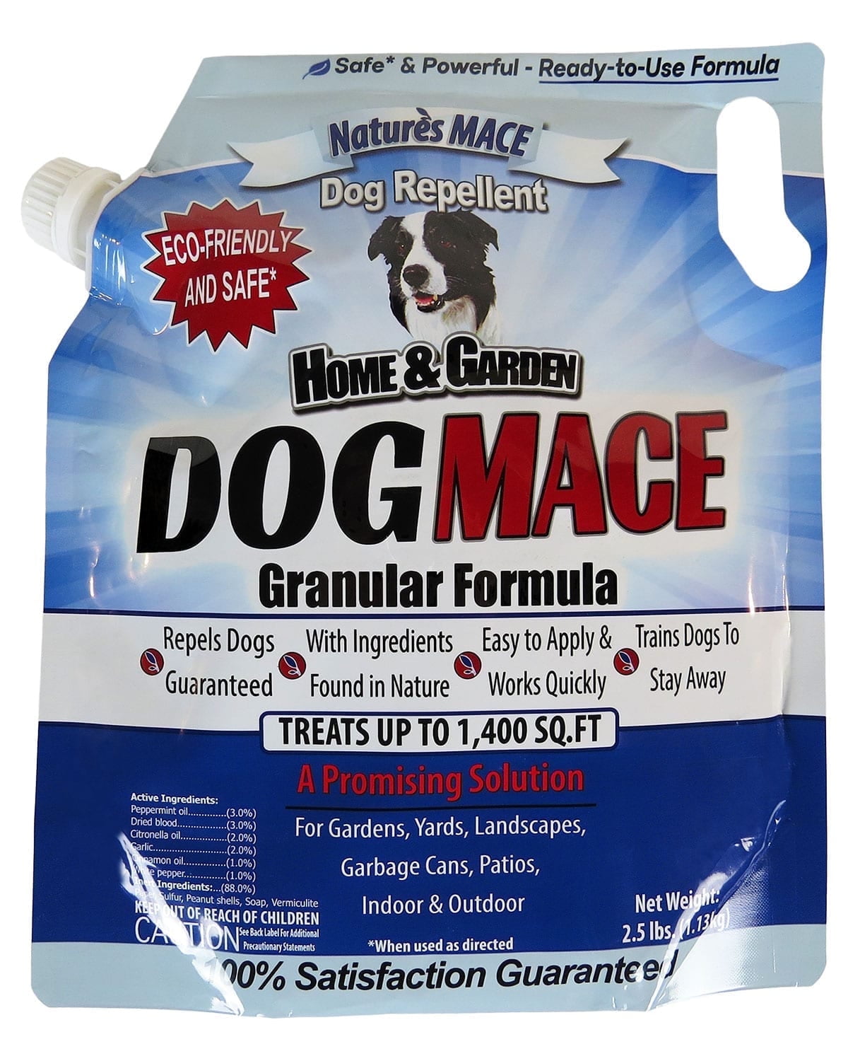 Nature's Mace Dog Mace Repellent & Training Aid, Non-Toxic Granules ...