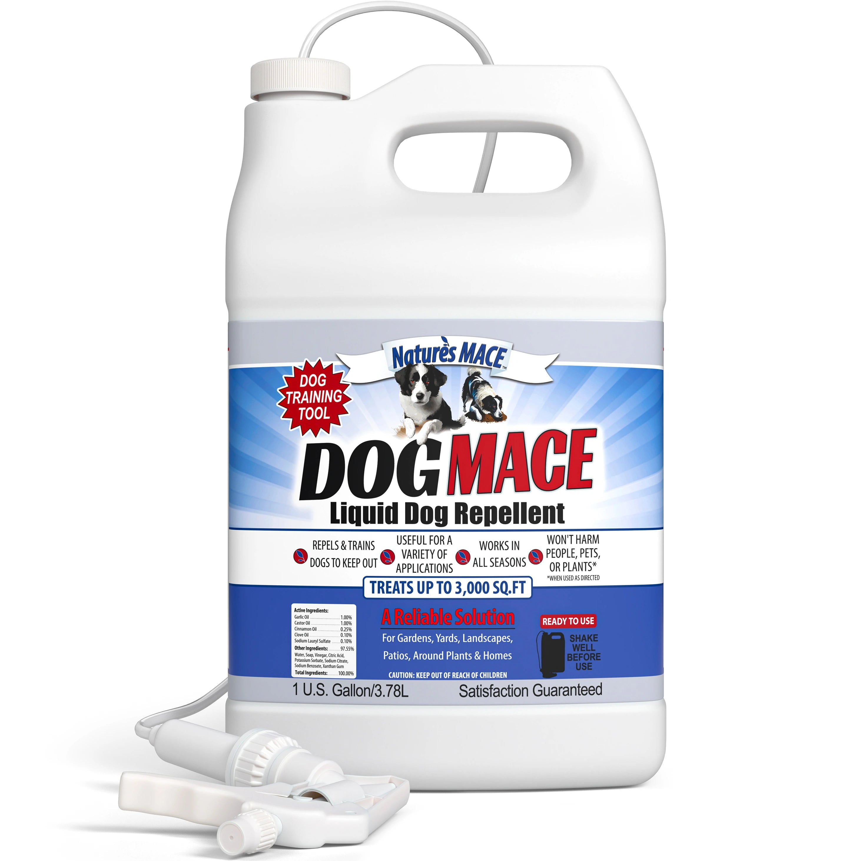 Nature's MACE Dog MACE, 1 Gal Ready-to-Use Spray, Outdoor Training Tool ...