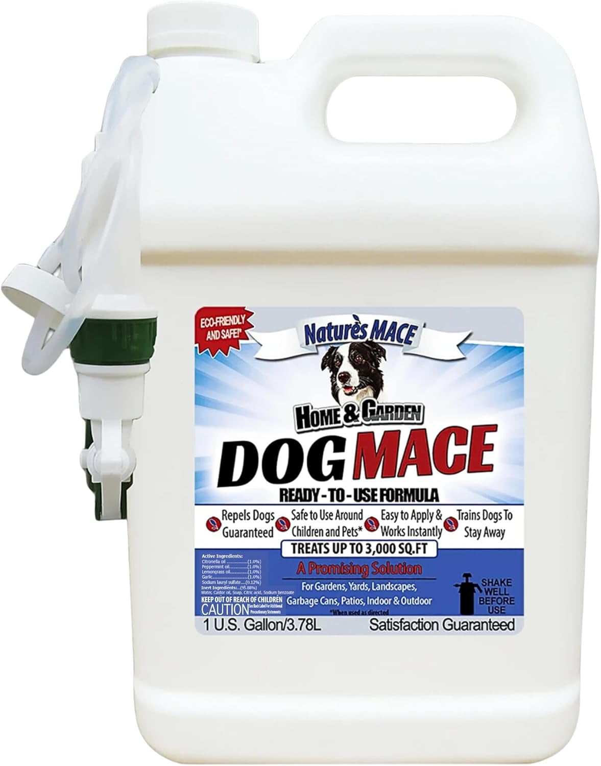 Nature’s MACE Dog Mace 1 Gallon Dog Repellent Spray, Keep Dogs Out of ...